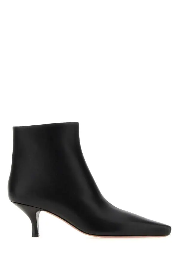 Paris Texas Leather Rose Ankle Boots