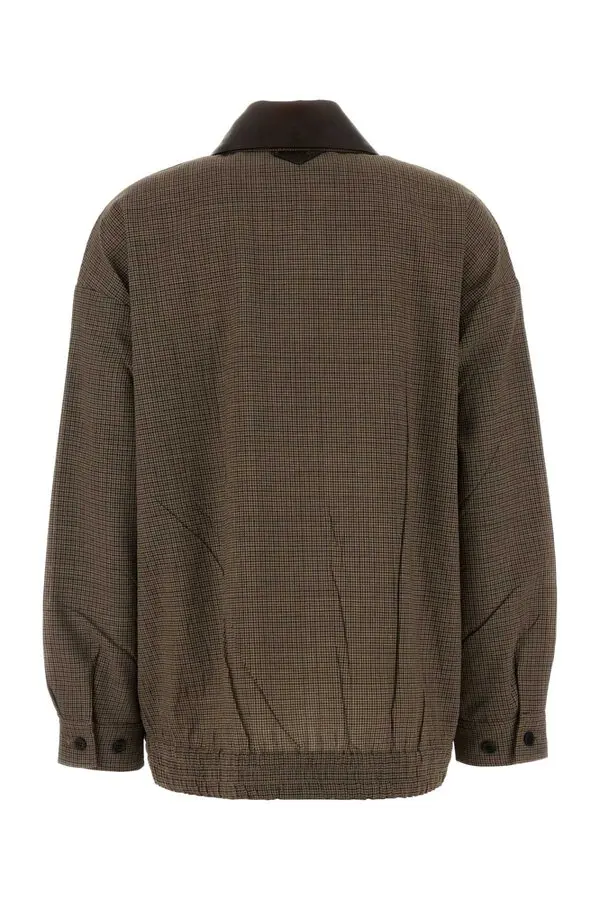 Prada Embroidered Wool Jacket