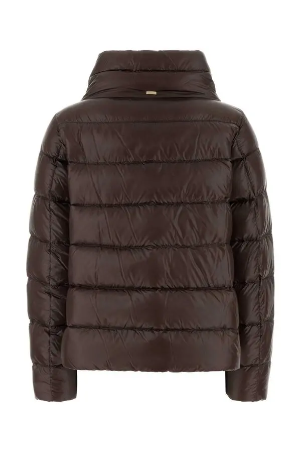 Herno Chocolate Nylon Down Jacket - Brown