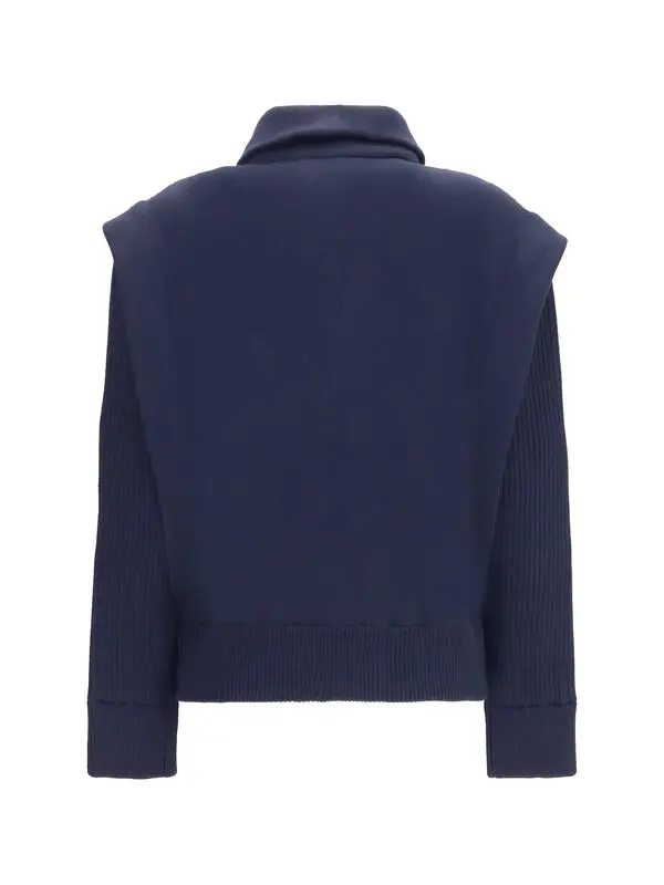 Giorgio Armani Padded Virgin Wool Bomber Jacket