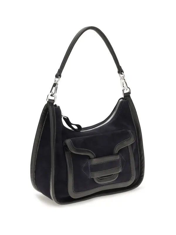 Pierre Hardy Alpha Day Miss Leather Shoulder Bag - Black