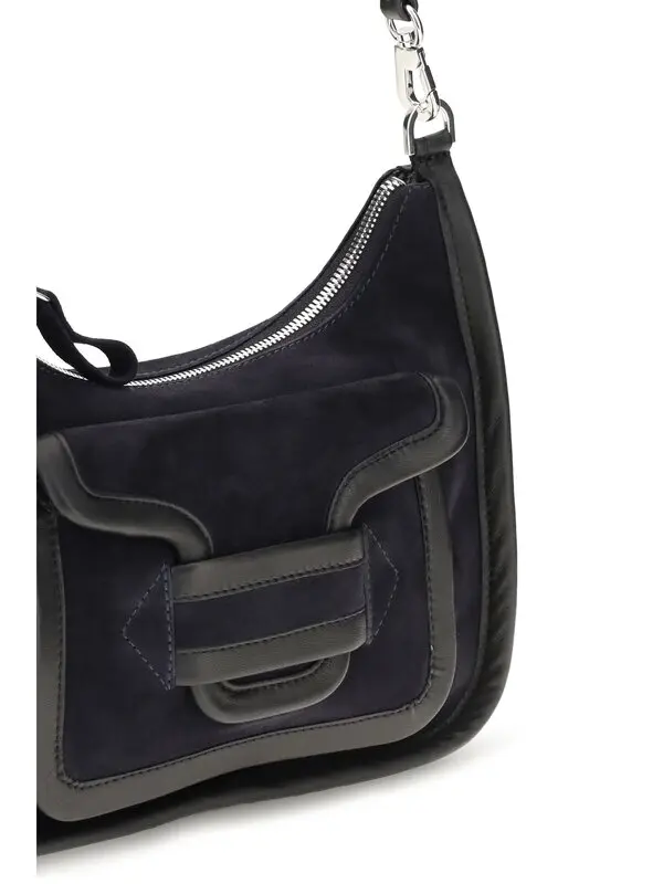 Pierre Hardy Alpha Day Miss Leather Shoulder Bag - Black