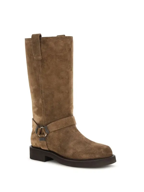 Brunello Cucinelli Suede Boots