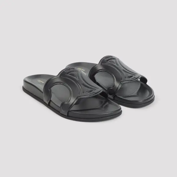 Celine Triomphe Slide Sandals