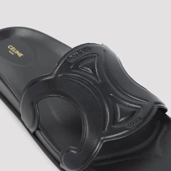 Celine Triomphe Slide Sandals