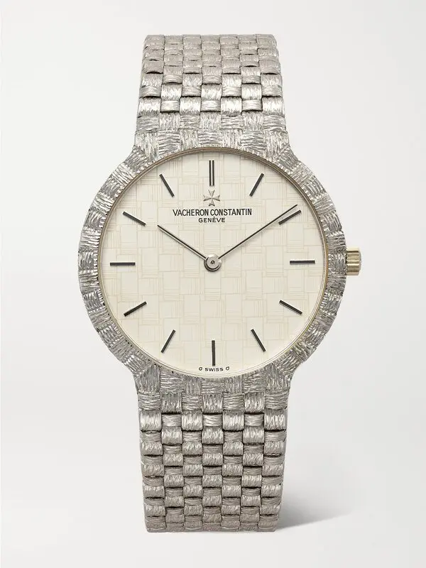 STEPHANIE WINDSOR Vacheron Constantin 18k White Mesh Watch - Gold