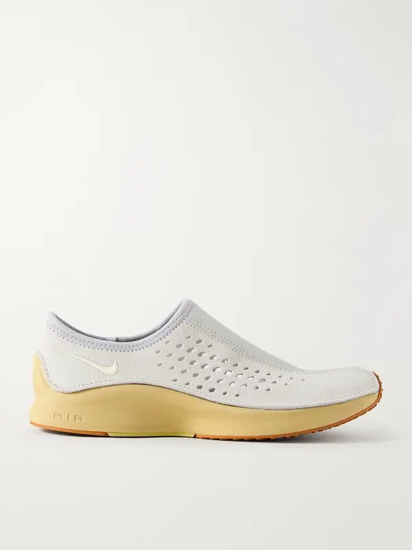 Nike Superfly Mesh And Perforated Suede Slip-on Sneakers