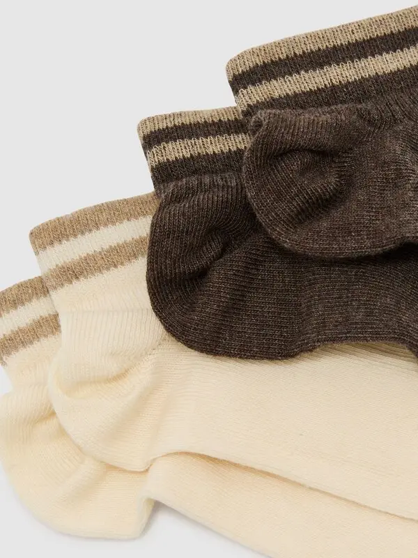 REISS Cara 2-pack Cotton-blend Trainer Socks
