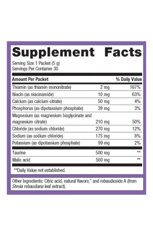 METAGENICS Wellness Essentials Highly Absorbable Magnesium Muscle Powder 30 Count