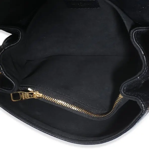 LOUIS VUITTON Monogram Empreinte Pochette Métis East West - Black