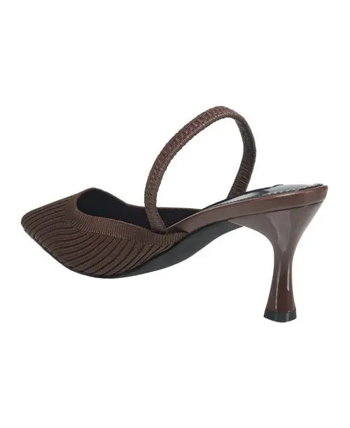 French Connection Bobo Slingback Kitten Heel - Brown