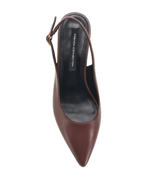 French Connection Brenna Kitten Heel - Chocolate