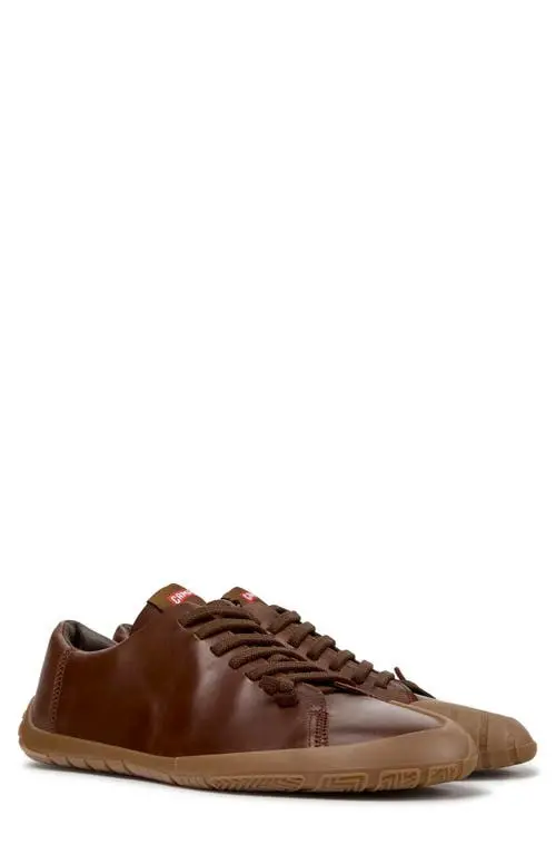 Camper Peu Path Leather Lace Up Sneakers - Medium Brown