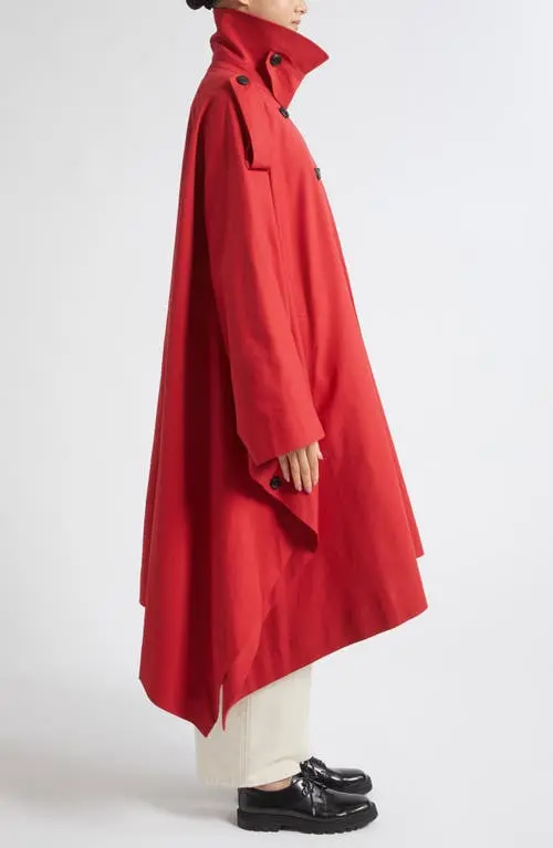 RÓHE Cape Stretch Cotton Trench Coat