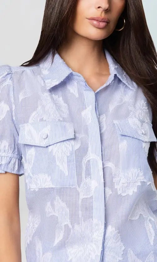 Generation Love Mina Floral Stripe Top