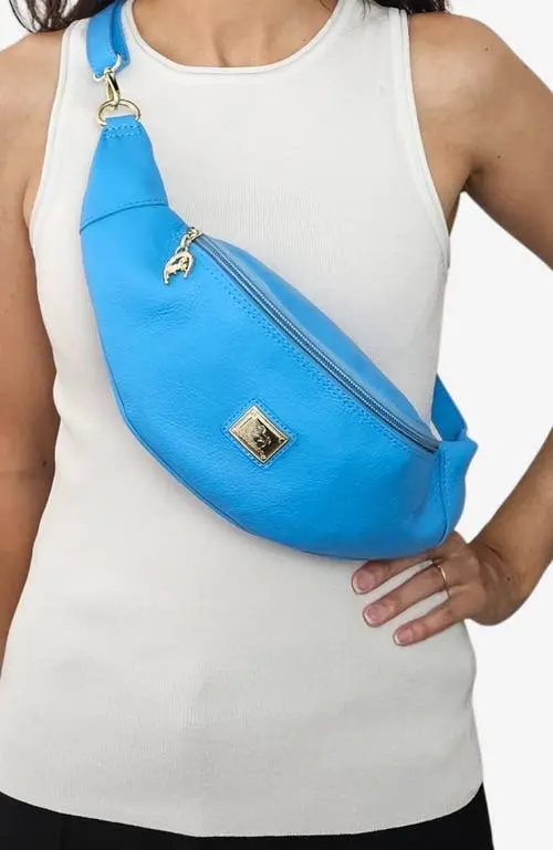 CAVALINHO Muse 219 Pebbled Leather Sling Bag - Blue
