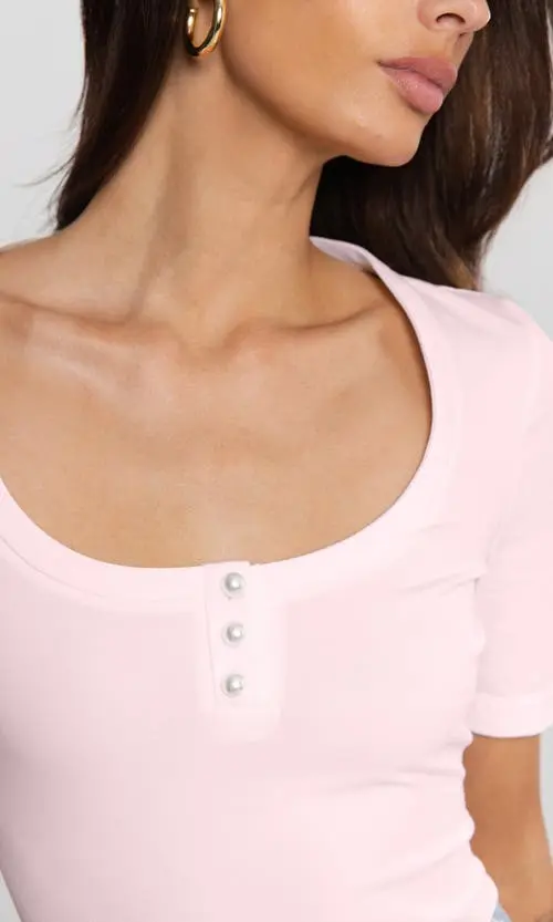 Generation Love Tawny Henley Top