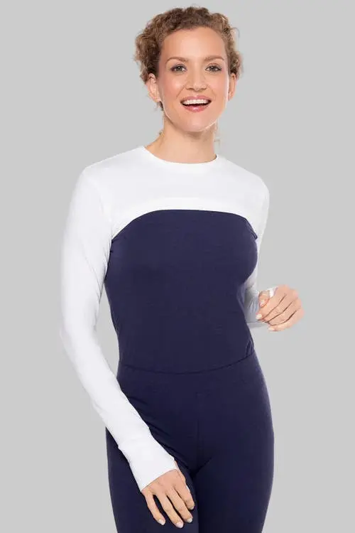 Coolibar Luna Pullover Shrug - White