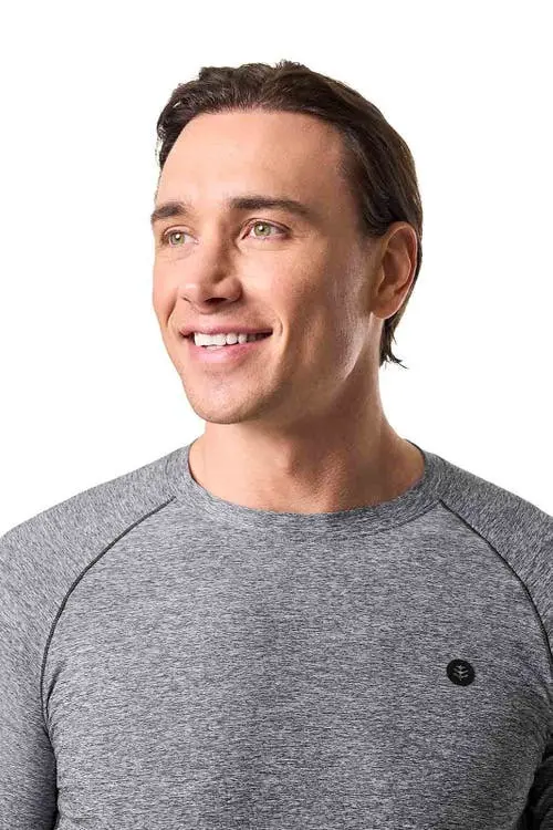 Coolibar Sonora Agility Long Sleeve Performance T-shirt - Charcoal Heather
