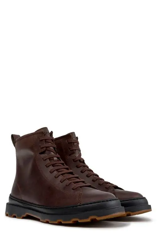 Camper Brutus Lace-up Boot - Dark Brown