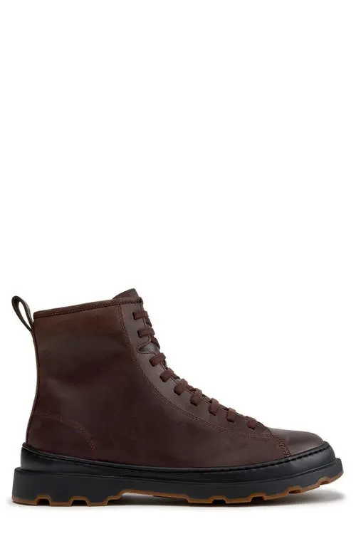 Camper Brutus Lace-up Boot - Dark Brown