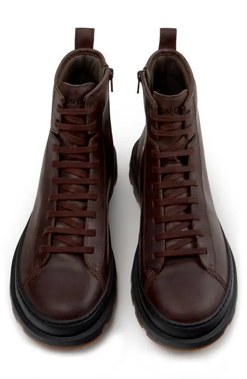 Camper Brutus Lace-up Boot - Dark Brown
