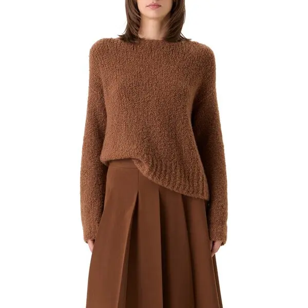Akris Cashmere & Silk Bouclé Sweater
