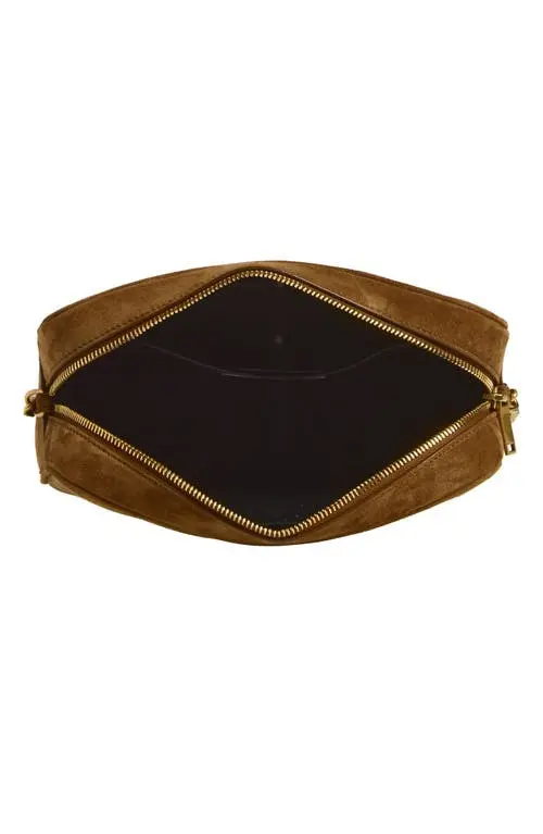 Saint Laurent Loulou Matelassé Suede Camera Bag