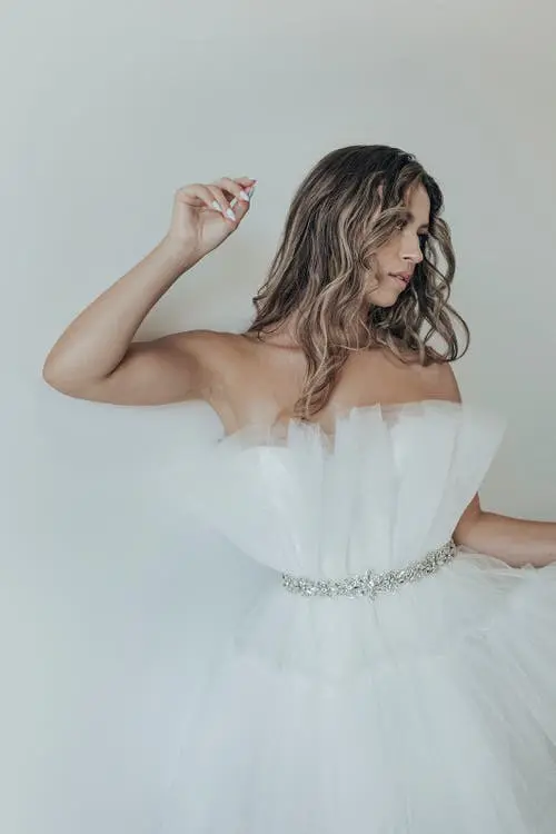POPPY LANE Brynn Bridal Belt With Crystal Embellishments