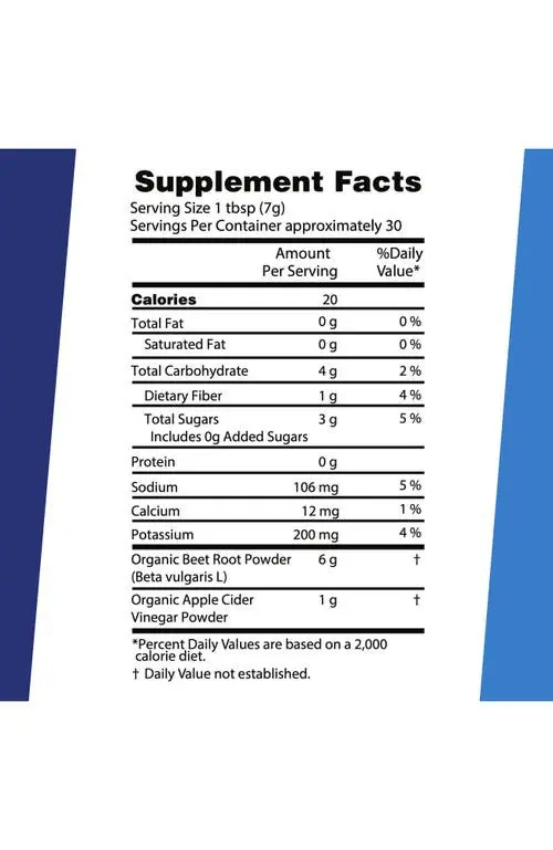 SUPERIOR SOURCE Organic Beet Root Apple Cider Vinegar Powder