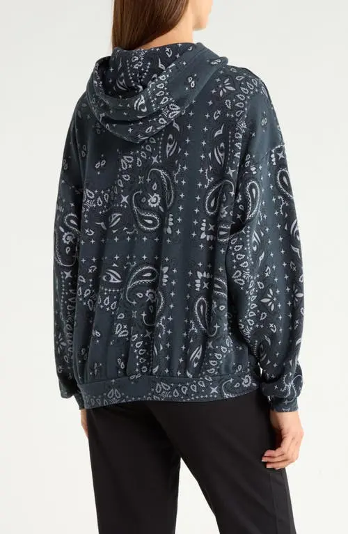 Aviator Nation Bandana Graphic Hoodie - Charcoal