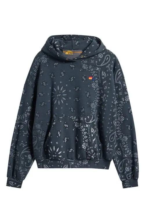 Aviator Nation Bandana Graphic Hoodie - Charcoal
