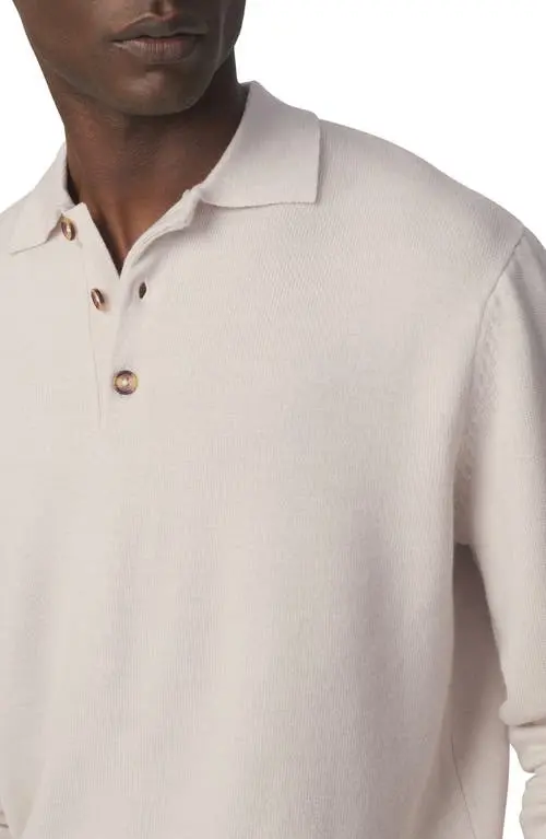 Joe's Jeans Long Sleeve Merino Wool Polo - Ancient Scroll