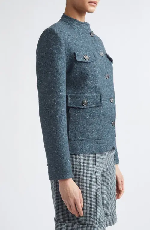 Eleventy Cashmere & Silk Field Jacket