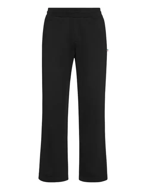 BILLIONAIRE Tracksuit Trousers With Alcantara Stripes - Black