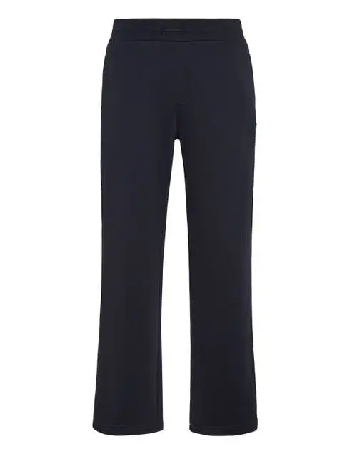 BILLIONAIRE Tracksuit Trousers With Alcantara Stripes - Navy