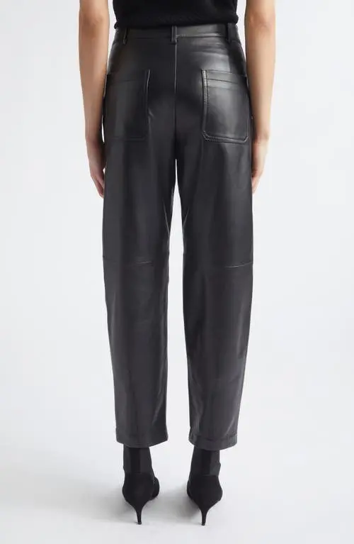 Eleventy Lambskin Leather Pants