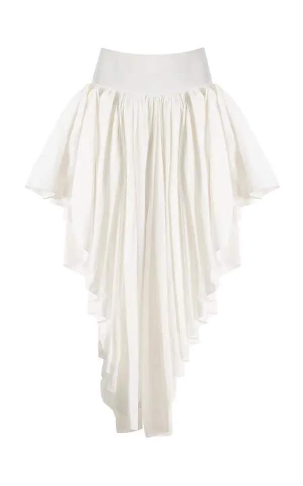 Alaïa Stirrup Nylon Maxi Petticoat - White