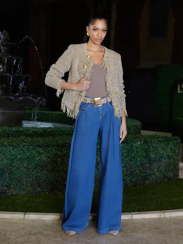L'Agence Mireille Fringe Cardigan