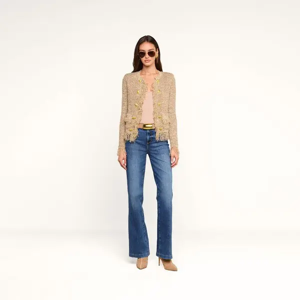L'Agence Mireille Fringe Cardigan