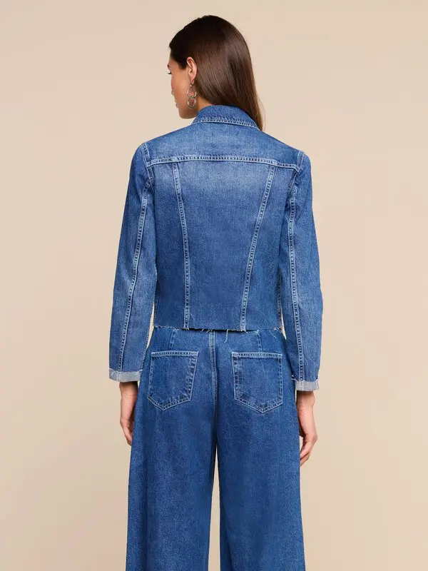 L'Agence Janelle Denim Jacket - Atlantis