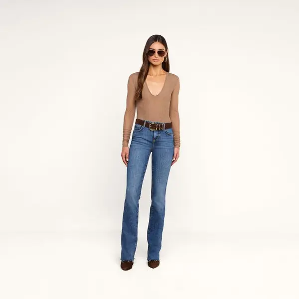 L'Agence Thalassa High-leg Bodysuit - Cardamom