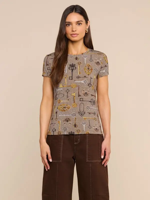 L'Agence Ressi Fitted T-shirt