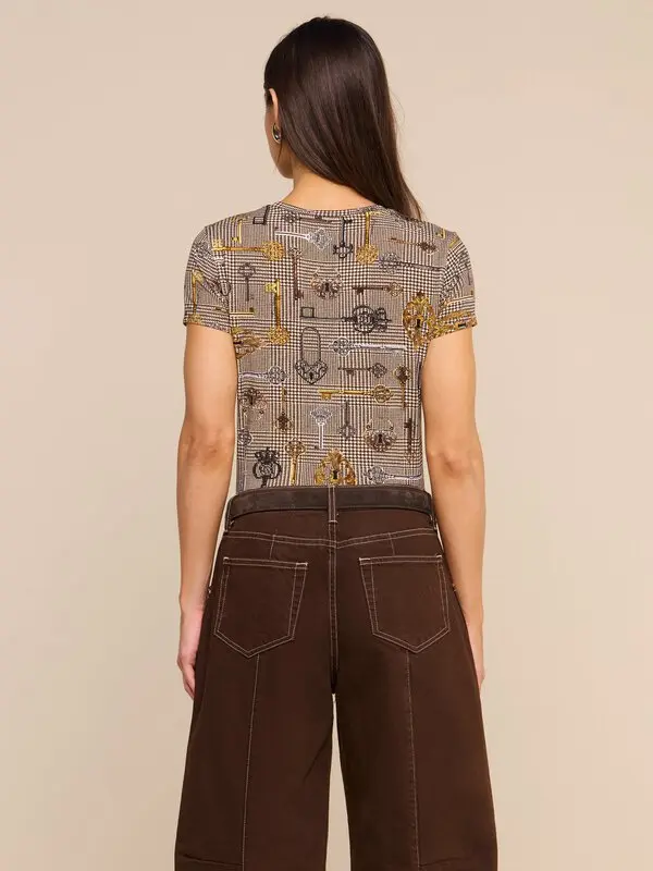 L'Agence Ressi Fitted T-shirt