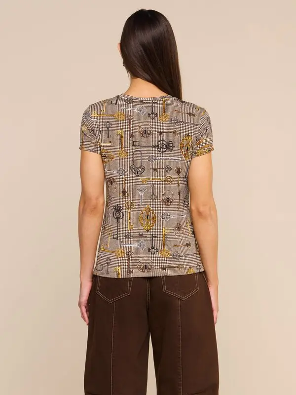 L'Agence Ressi Fitted T-shirt