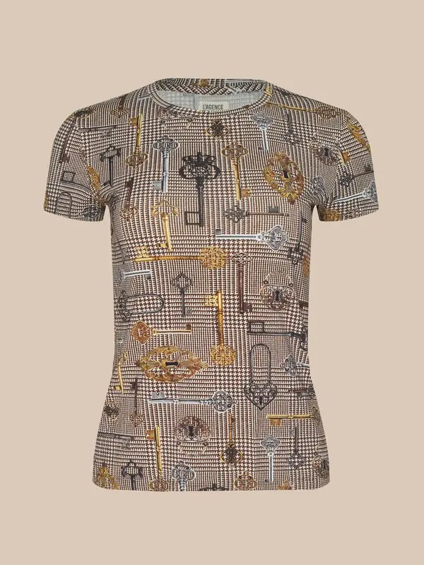 L'Agence Ressi Fitted T-shirt