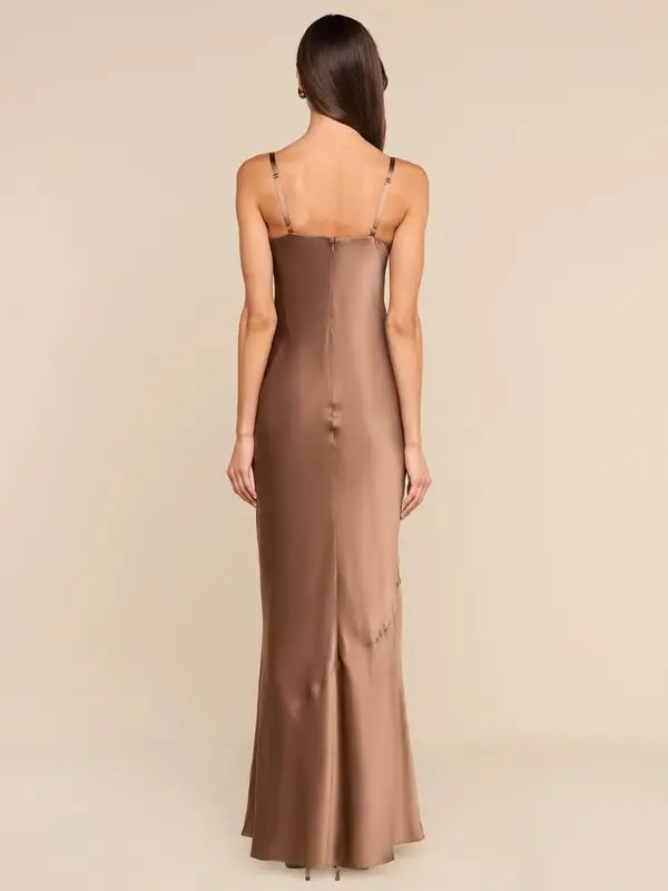 L'Agence Sayla Silk Gown - Cardamom