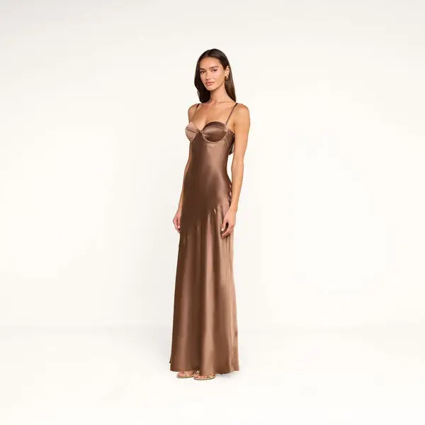 L'Agence Sayla Silk Gown - Cardamom