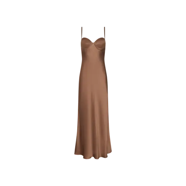 L'Agence Sayla Silk Gown - Cardamom