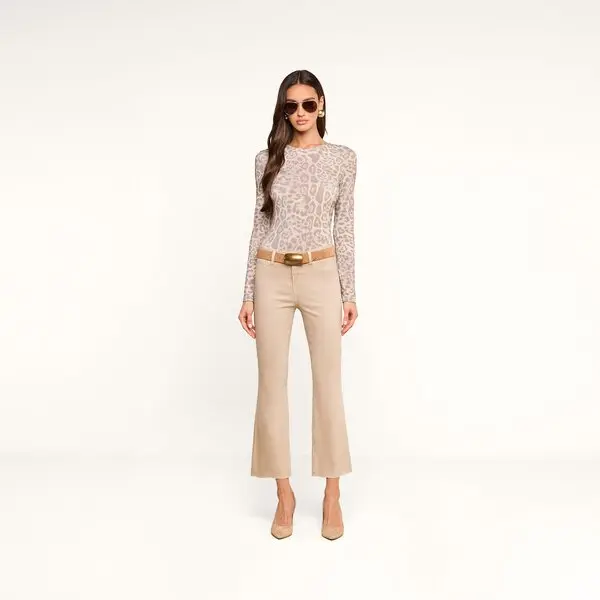 L'Agence Tess Printed Long Sleeve T-shirt
